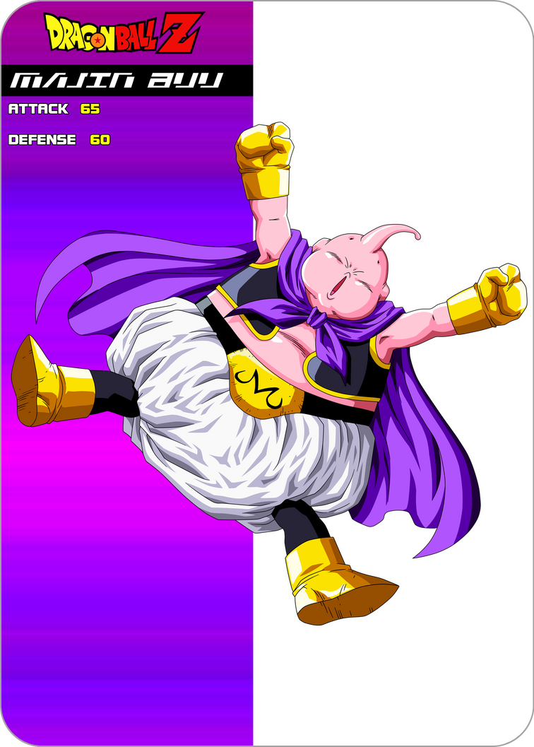 Majin Buu Card By Maffo1989 On Deviantart