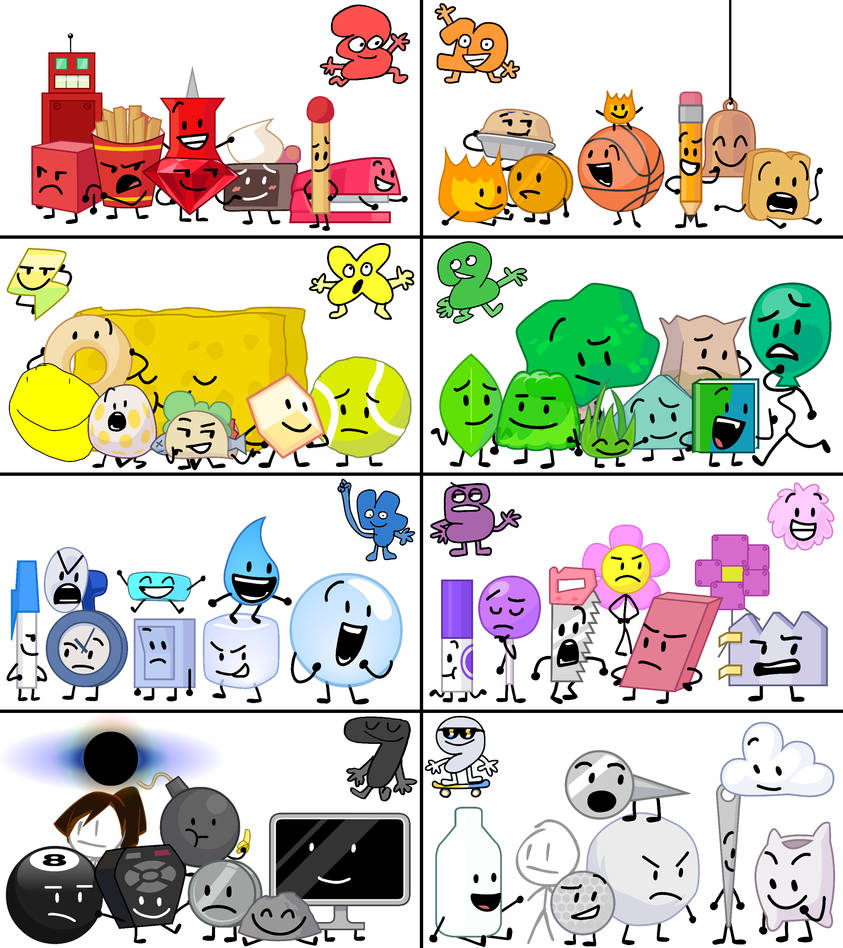 If BFB's teams were color coded by PixelleapNetworkOnDA on DeviantArt If BFB's teams were color coded by PixelleapNetworkOnDA on DeviantArt