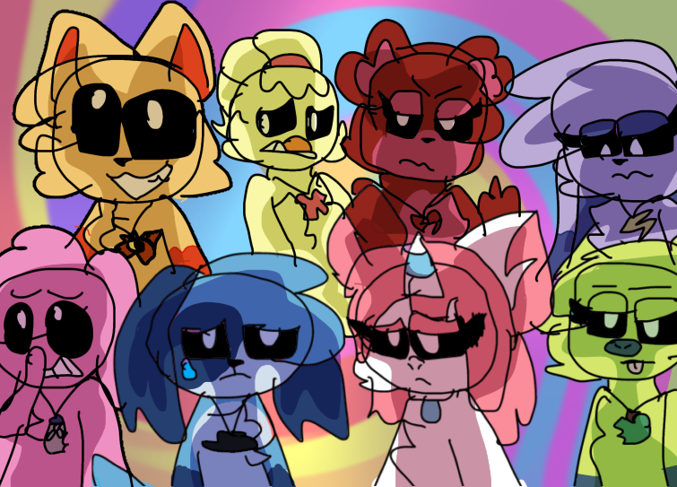 Smiling Critters N Verted 1 8 9 By Izzypiemlp On Deviantart