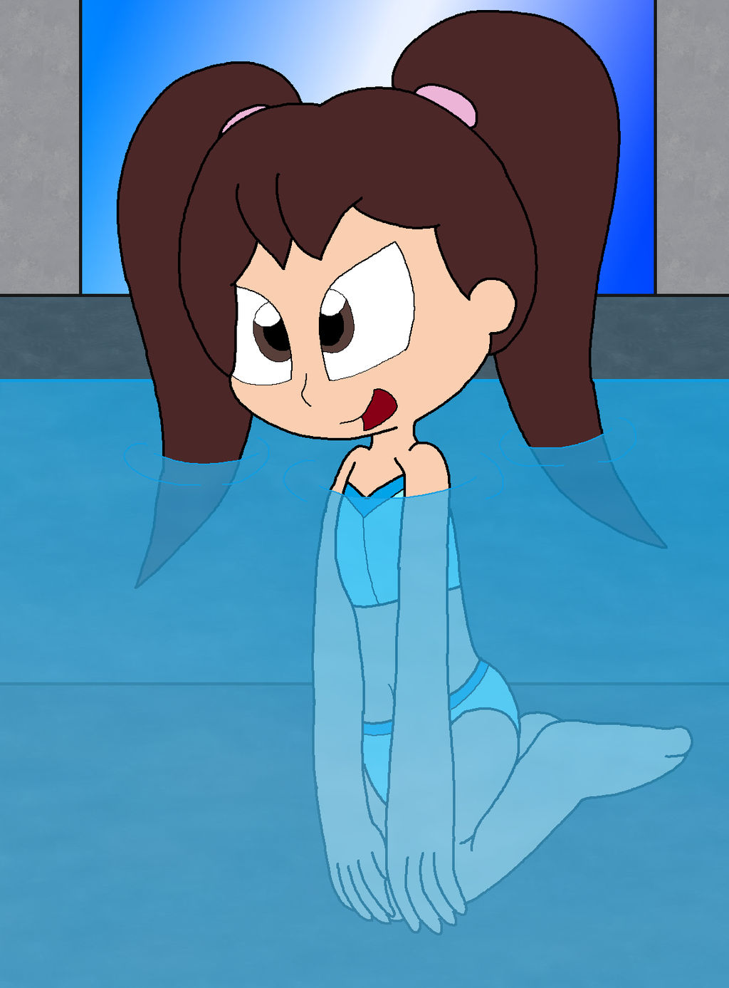 Pts Commission 102: Pigtail Girl (Pool) by TMan5636 on DeviantArt Pts Commission 102: Pigtail Girl (Pool) by TMan5636 on DeviantArt