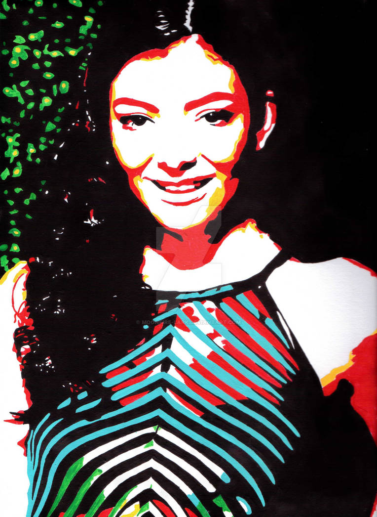 Lorde Smiling By Moonfire Lark On Deviantart