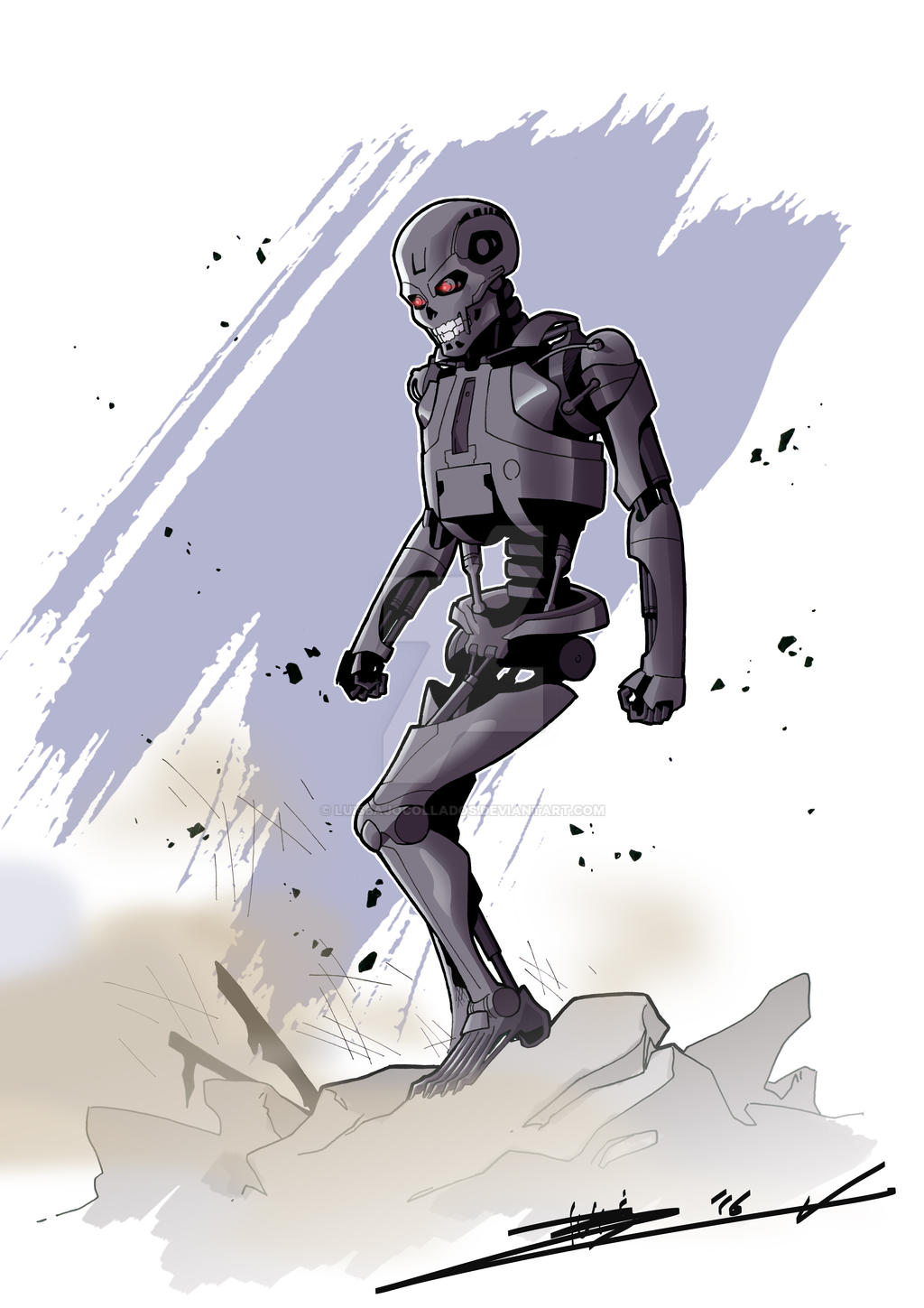 Terminator Commission 3 By Luisbajocollados On Deviantart
