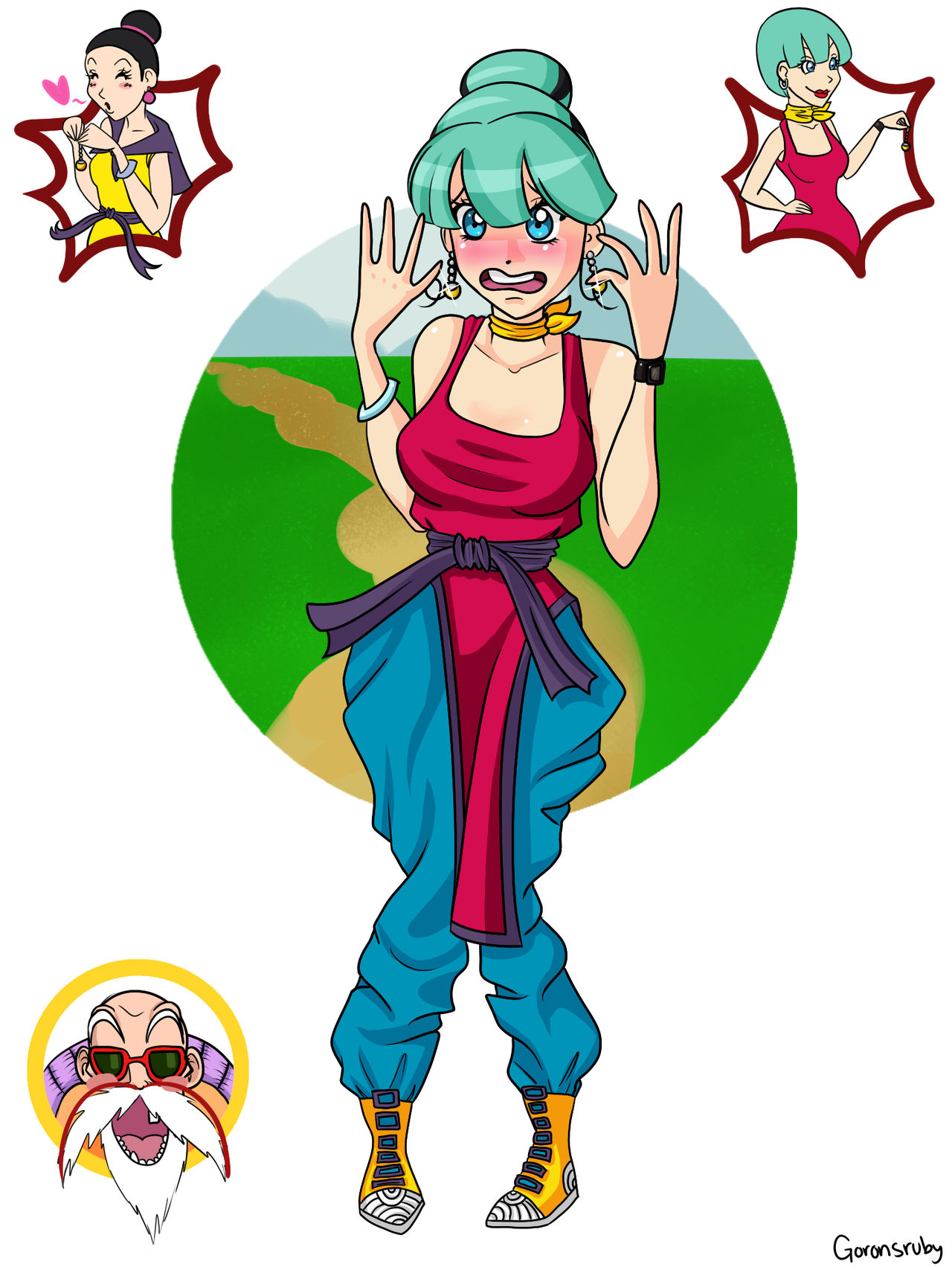 Bulma + Chi Chi fusion by Sowneuh on DeviantArt Bulma + Chi Chi fusion by Sowneuh on DeviantArt