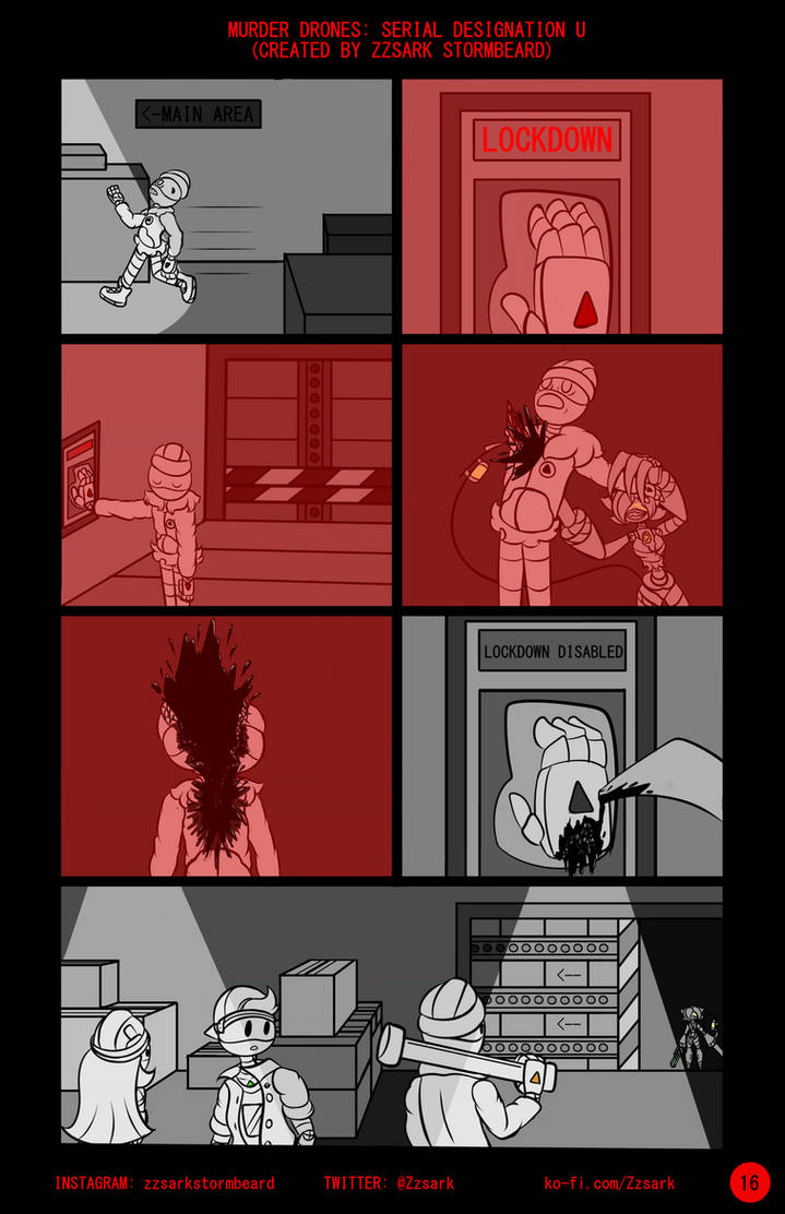 Murder Drones Serial Designation U Comic 16 By Zzsark On Deviantart