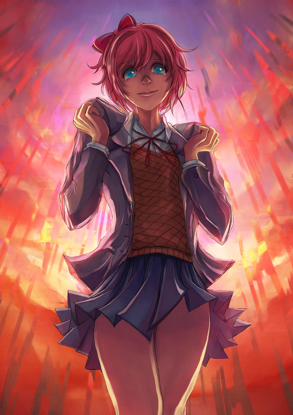 Sayori Ddlc By Ikhc On Deviantart