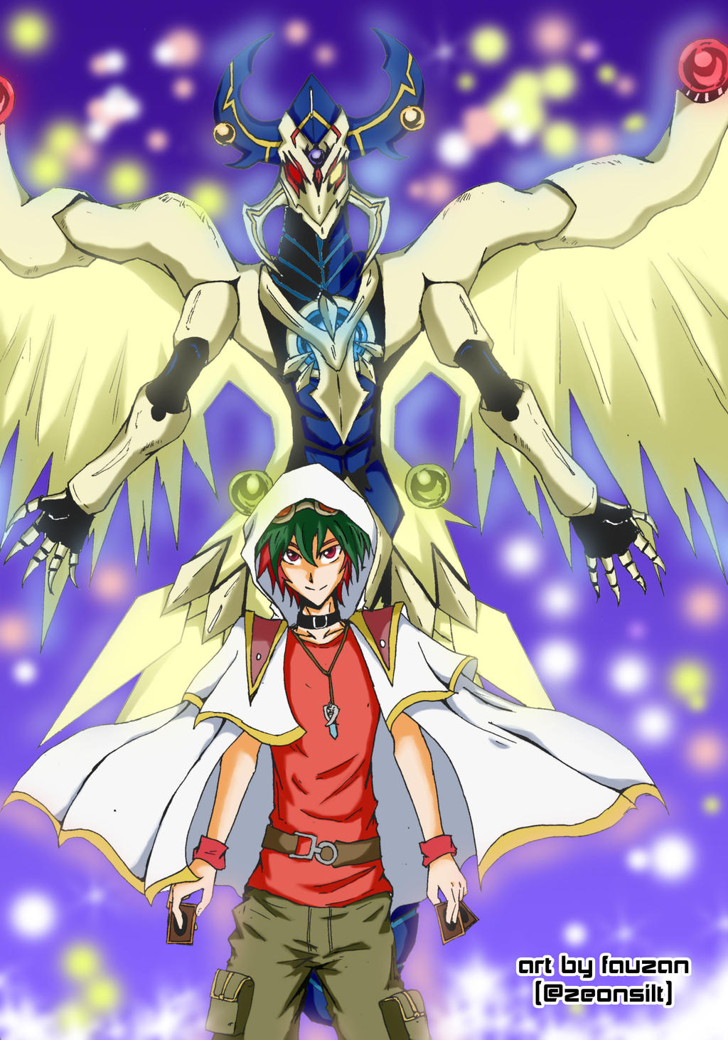 Odd Eyes Phantasma Dragon X Sakaki Yuya By Zeonsilt101 On Deviantart
