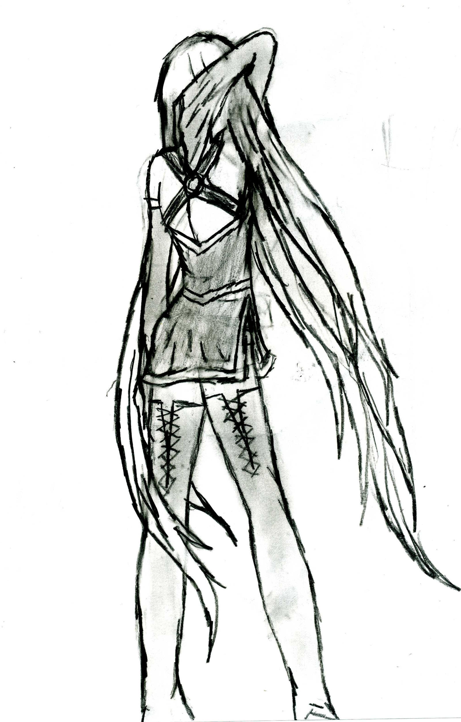 Kira - Original and un-colored by chevyleonhart on DeviantArt