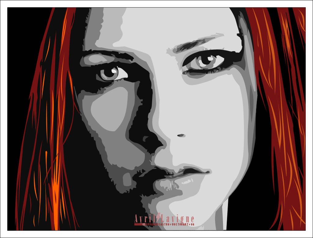 Avril Lavigne Vector by majin-gamerush on DeviantArt