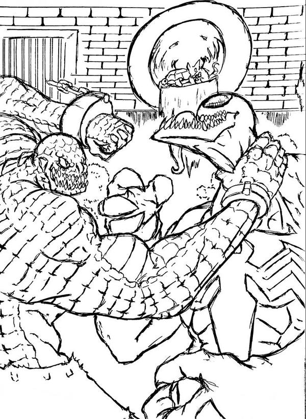 Venom Vs Killer Croc By Sirska On Deviantart