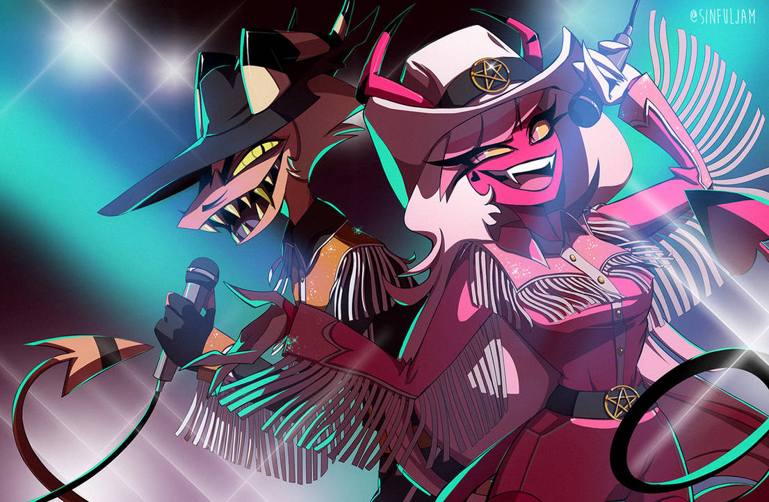 Helluva Boss Striker And Verosika By Sinfuljam On Deviantart