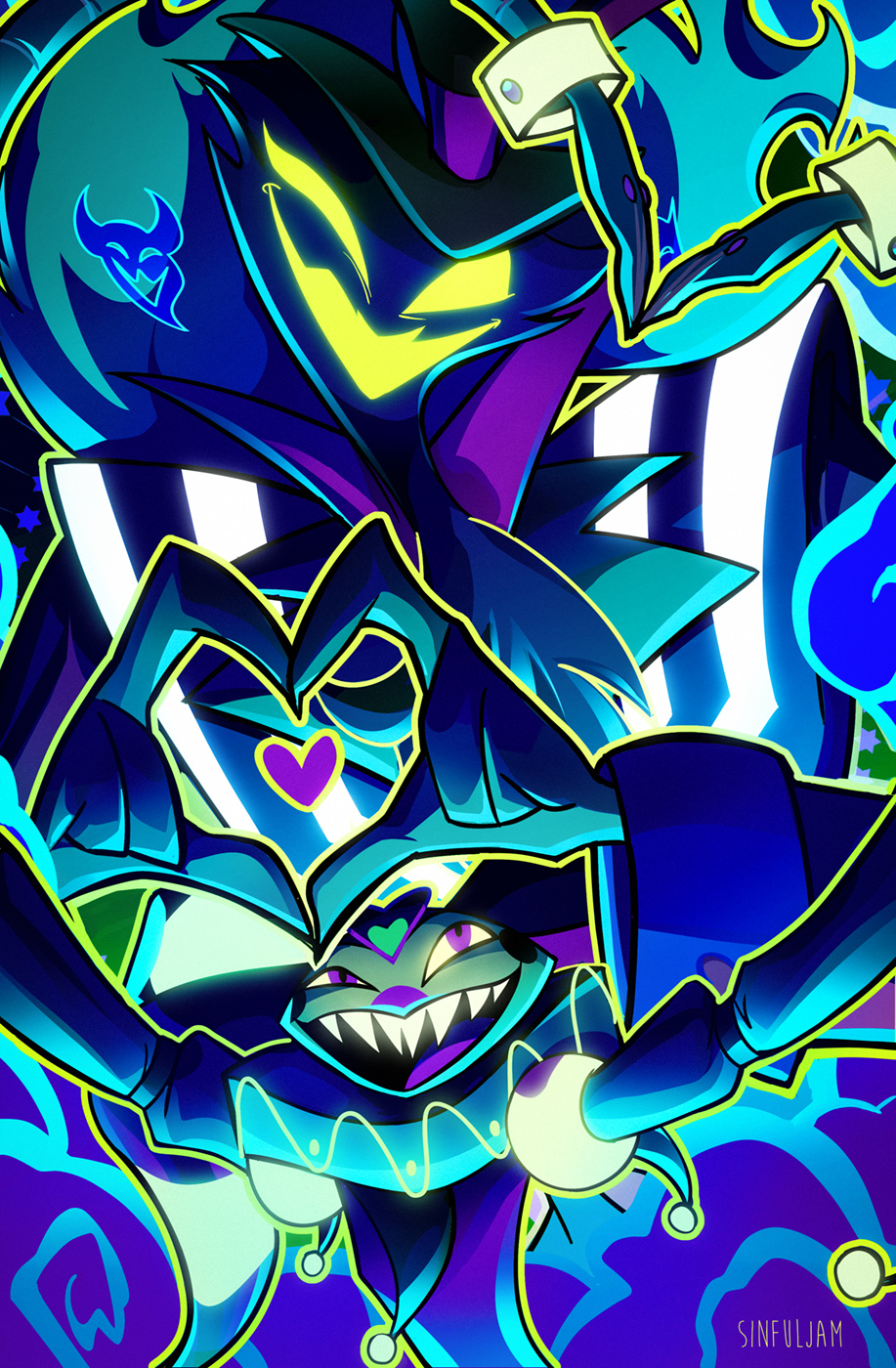 Helluva Boss - Asmodeus and Fizzarolli by SINFULjam on DeviantArt Helluva Boss - Asmodeus and Fizzarolli by SINFULjam on DeviantArt