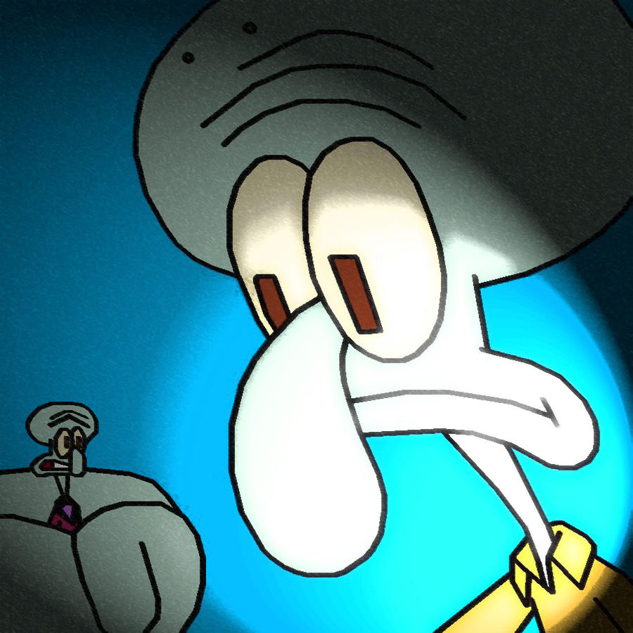 Giant Squidward And Squilliam By Growlie26 On Deviantart