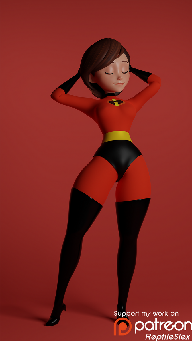Helen Parr Elastigirl Mrs Incredible Pose V1 By Alenabyss On Deviantart