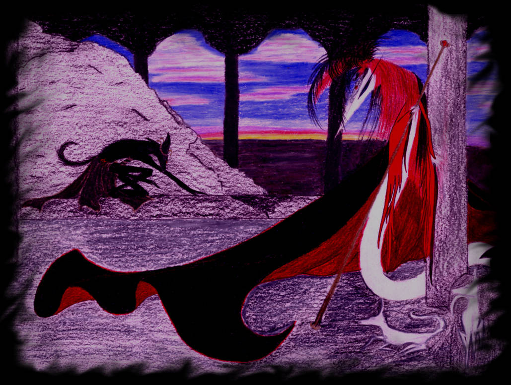 Fenrir With Colour by GothicLitIreland on DeviantArt