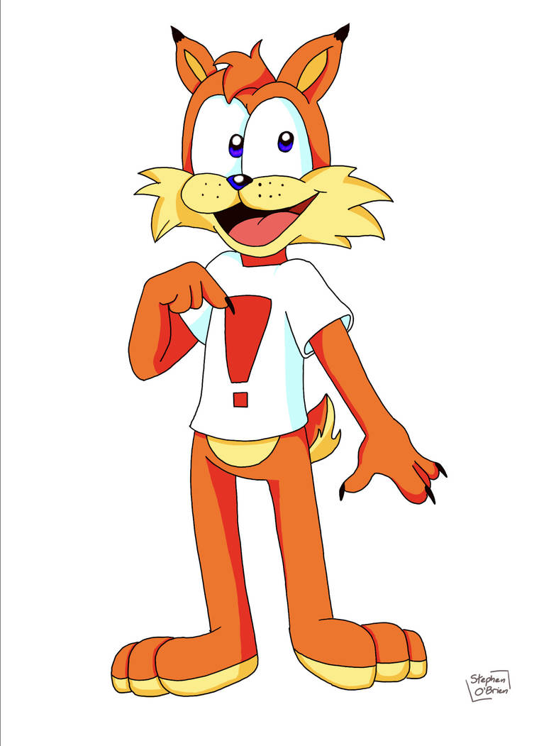 Bubsy Bobcat By Baileydowns On Deviantart
