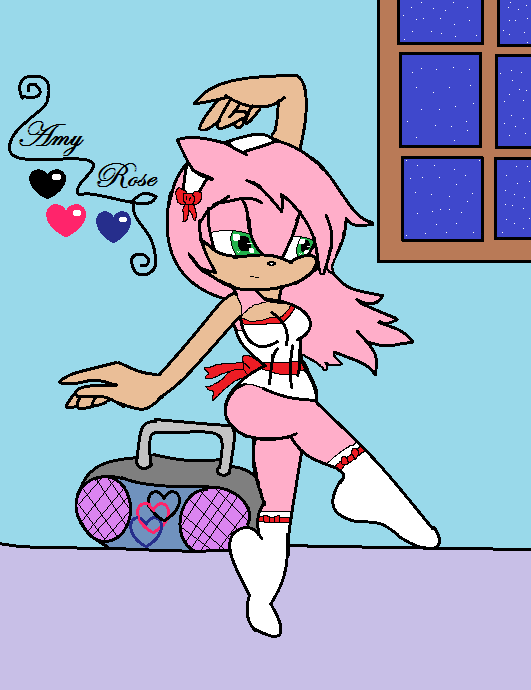 Amy Rose Dancing By Grimtales134 On Deviantart