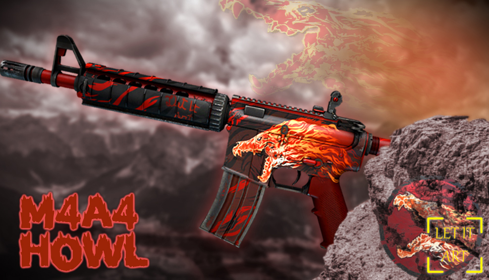 M4a4 Howl By ImLerigou On DeviantArt m4a4-howl-by-imlerigou-on-deviantart