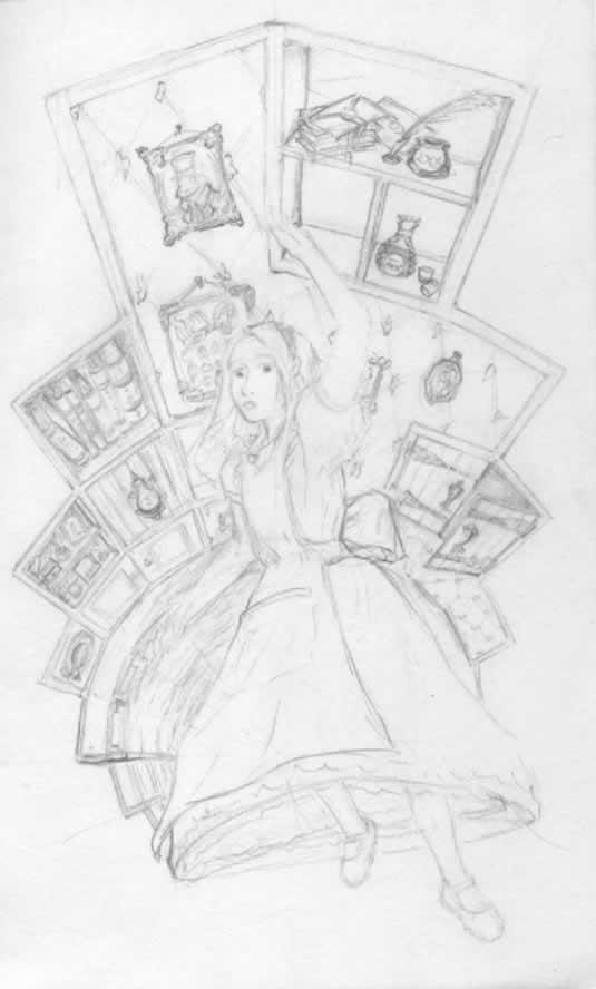 Down the Rabbit Hole - Sketch by amoryburgess on DeviantArt