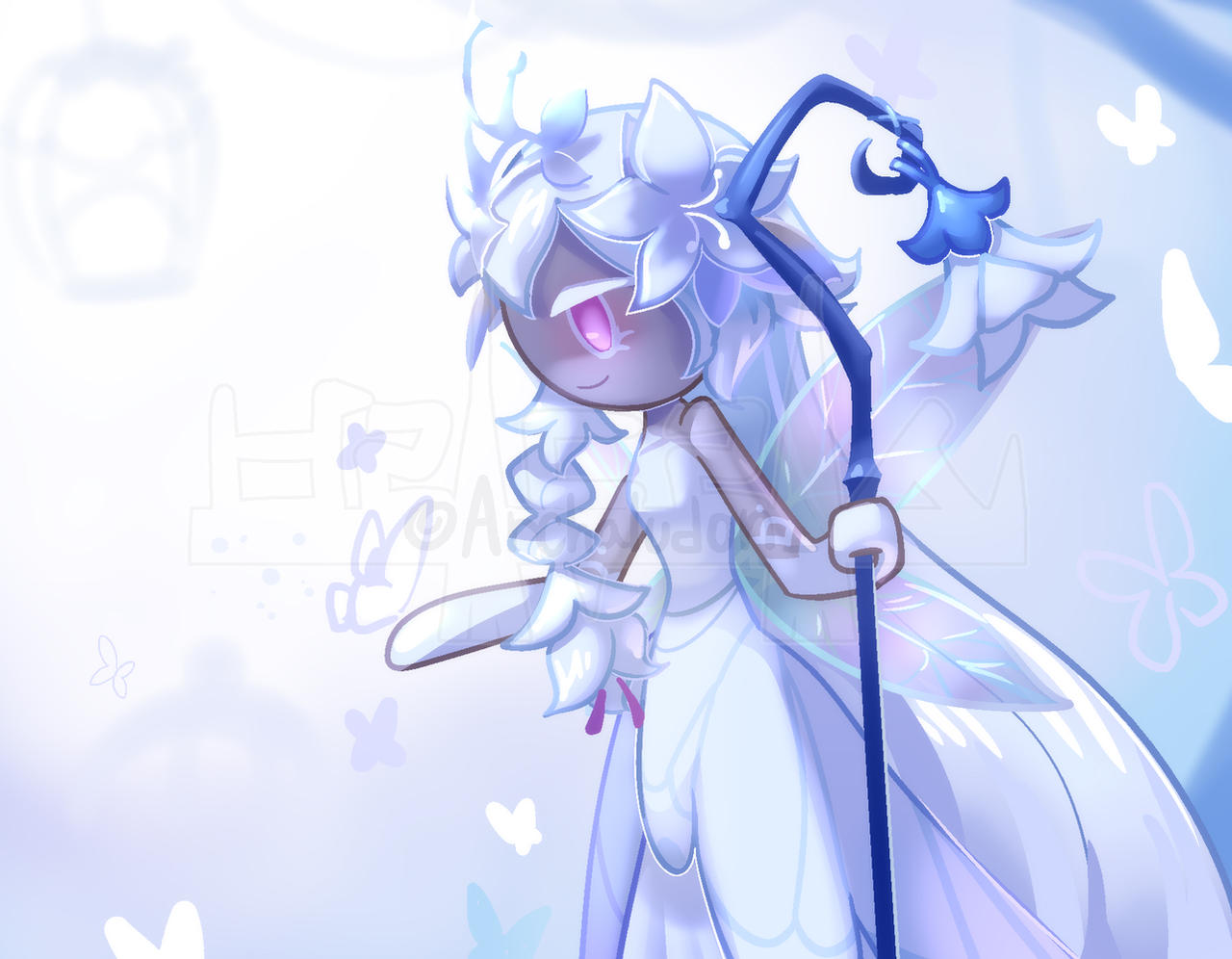 Moonflower Faerie White Lily Cookie By Noneimagines On Deviantart