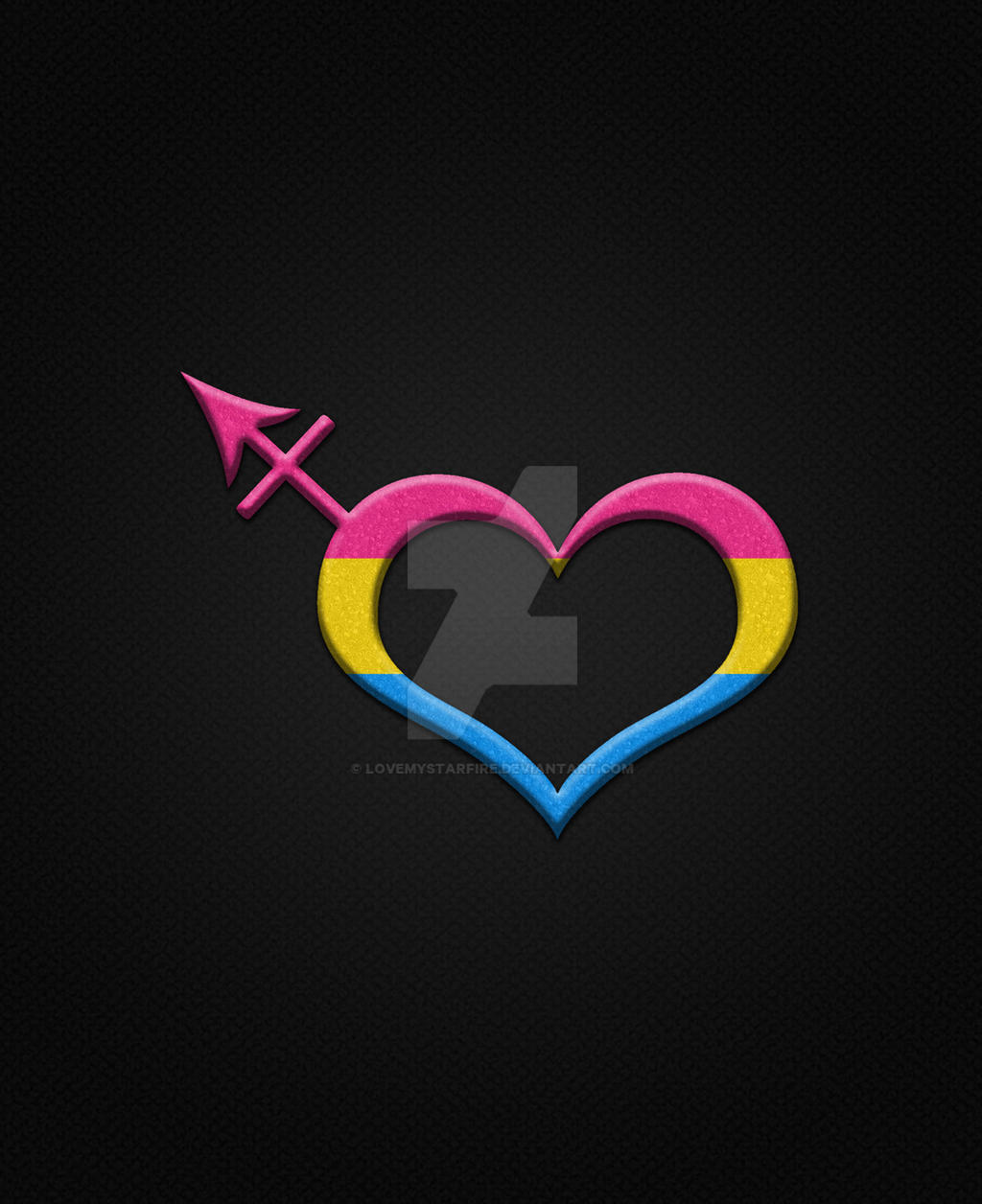 Pansexual Pride Transgender Gender Symbol By Lovemystarfire On Deviantart