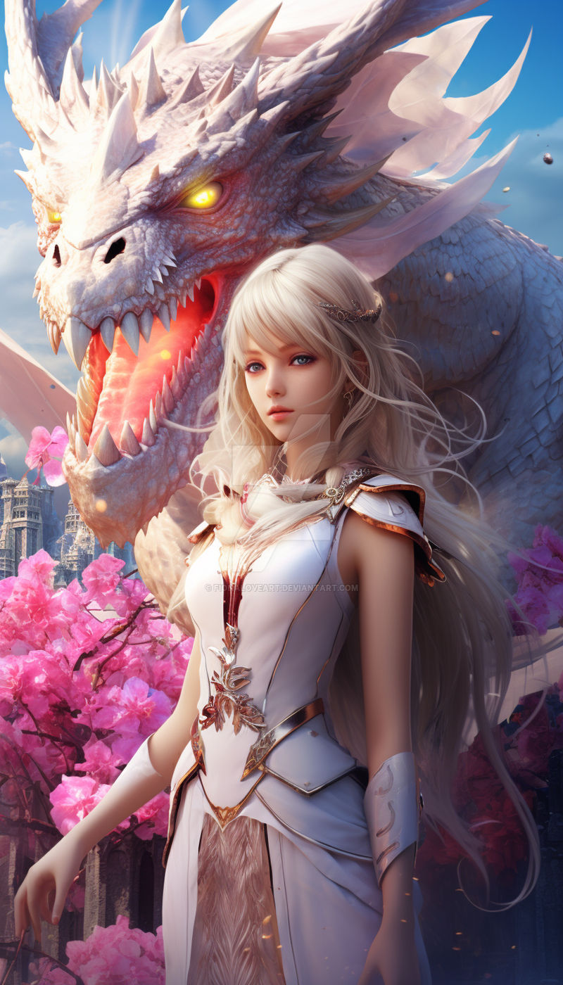 Anime Dragon Princess By Fionaloveart On Deviantart