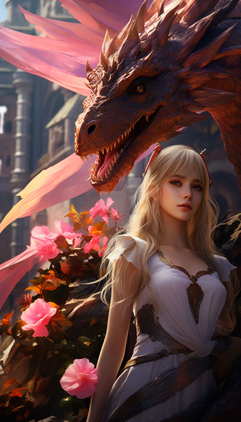 Anime Dragon Princess By Fionaloveart On Deviantart