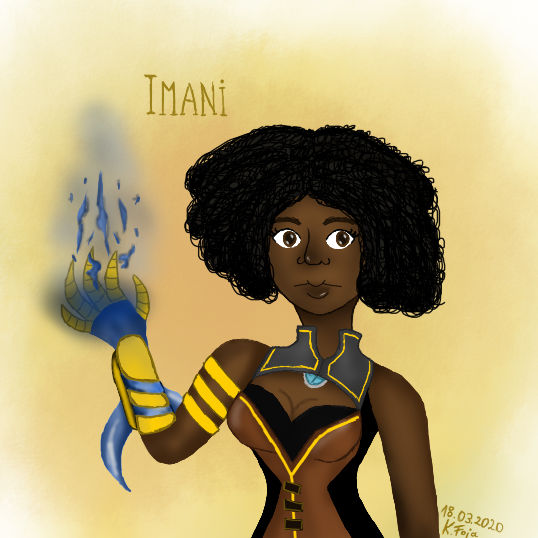 Imani From Paladins By Karolina607 On Deviantart