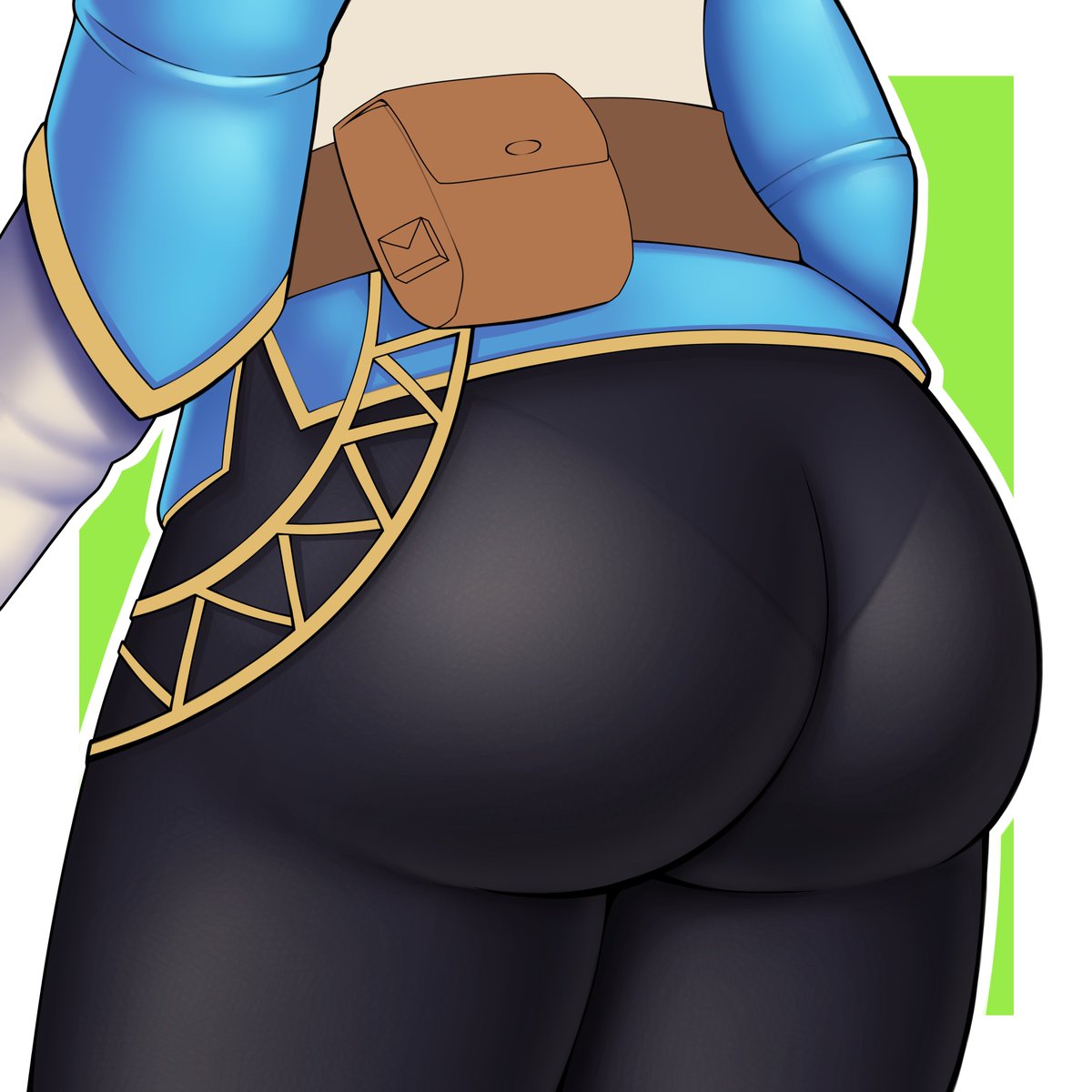 Princess Zelda Botws Butt 25 By Eliwert17 On Deviantart