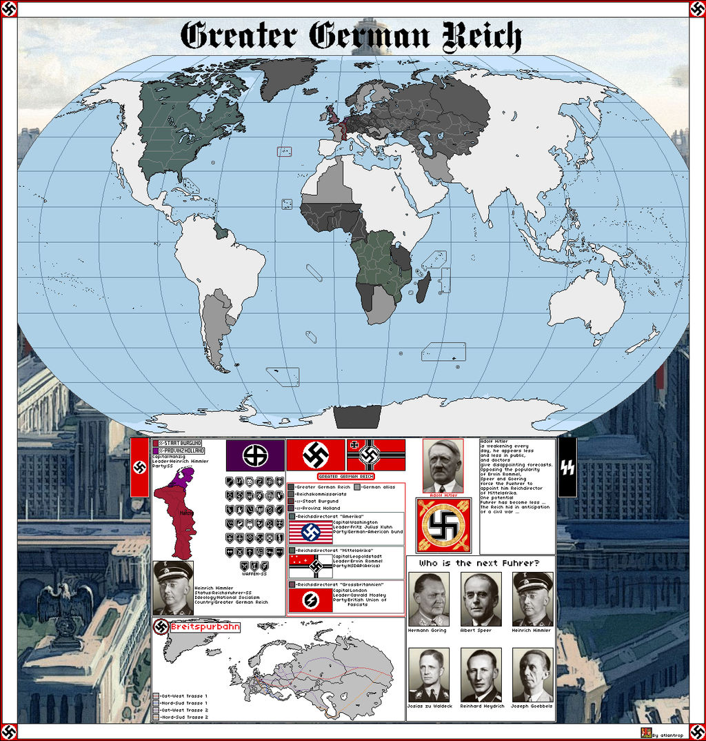 Greater german Reich by atlantrop by atlantrop on DeviantArt Greater german Reich by atlantrop by atlantrop on DeviantArt