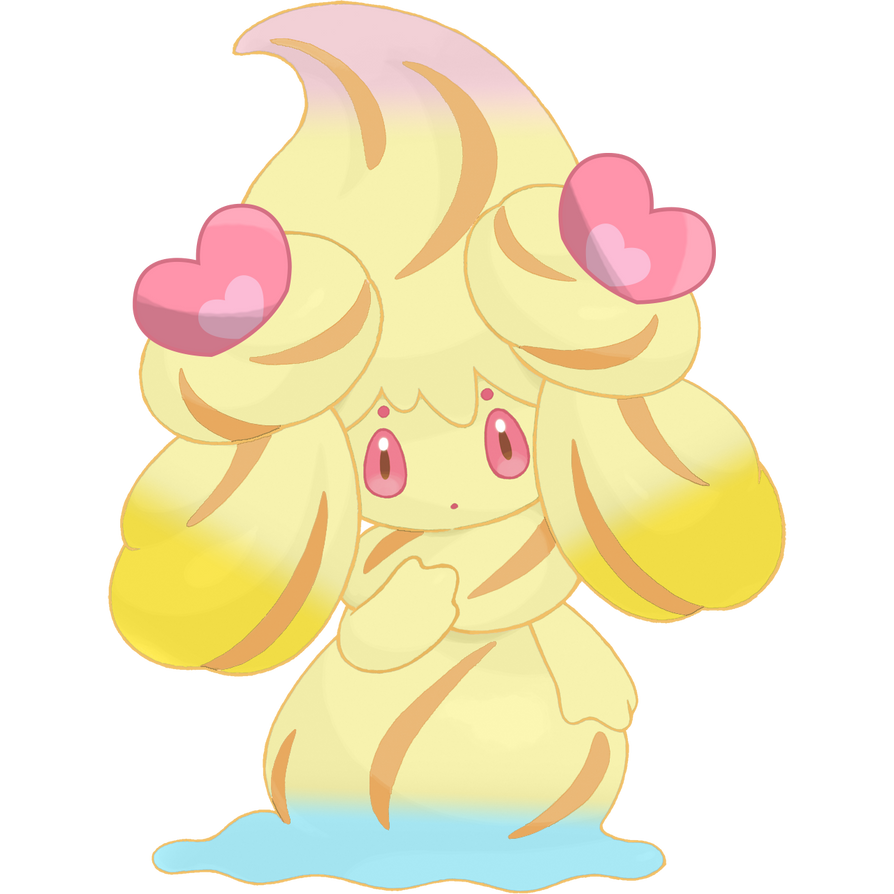 0869 Alcremie Rainbow Swirl Love Sweet By Jormxdos On Deviantart