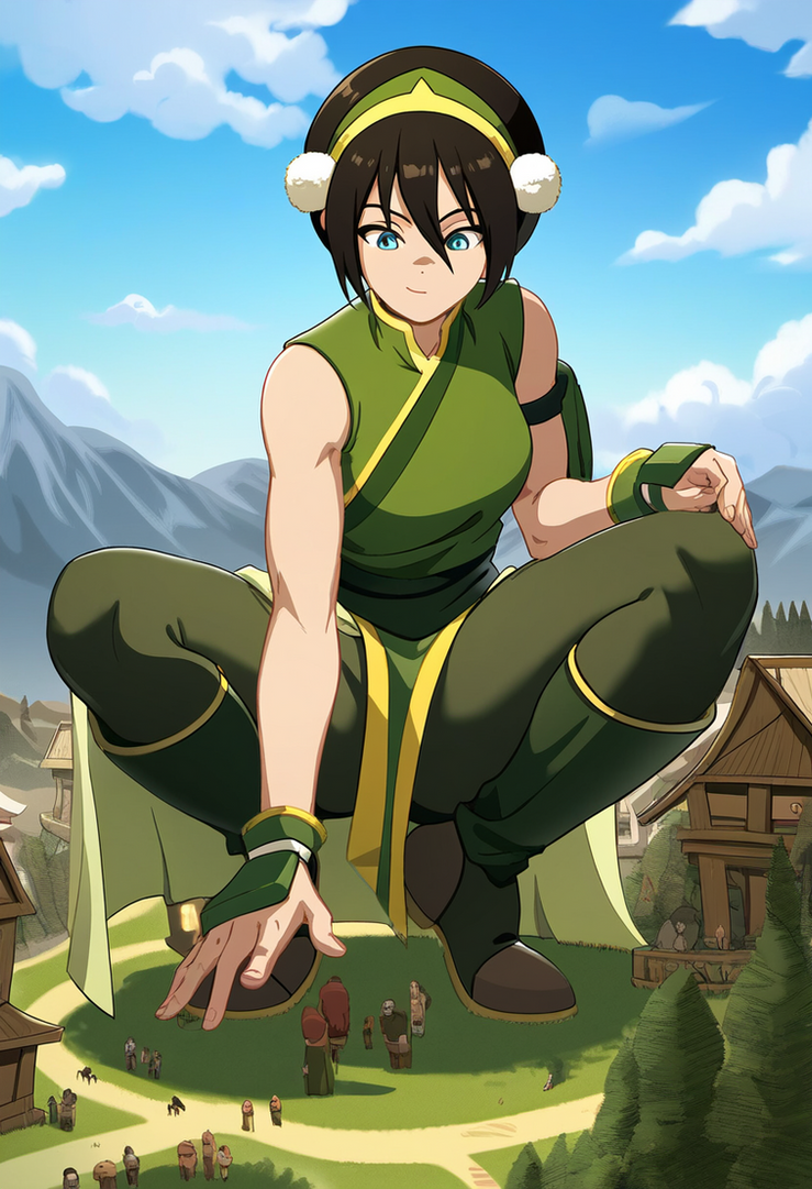 Giantess Toph Avatar The Last Airbender By Sbr10 On Deviantart