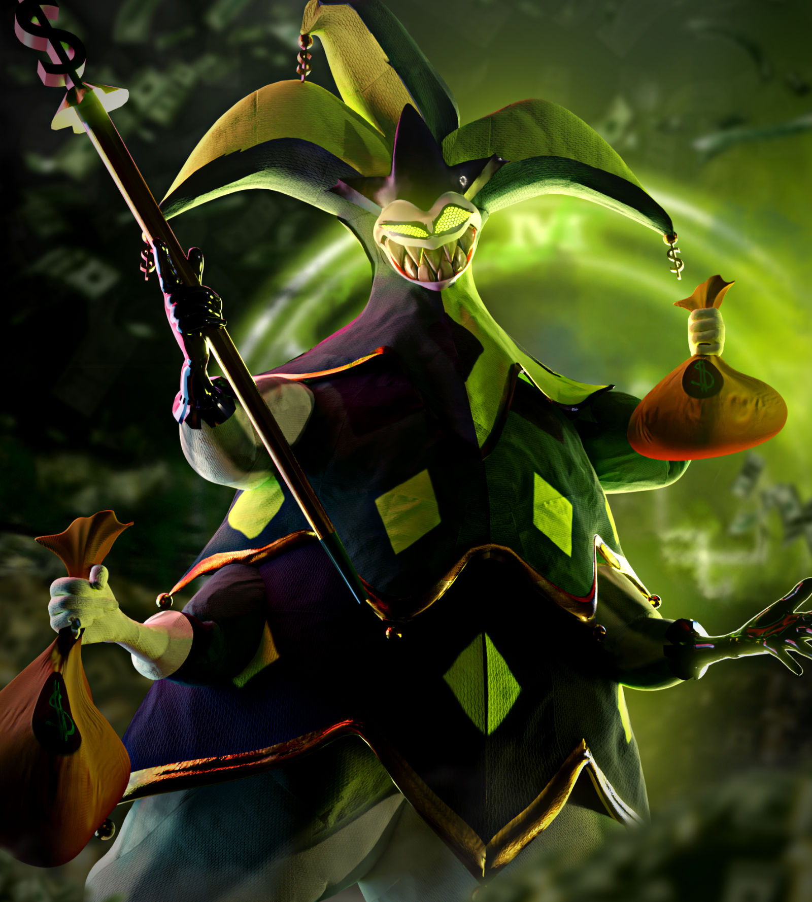 Mammon In 3d Helluva Boss Fanart By Mrmoope On Deviantart