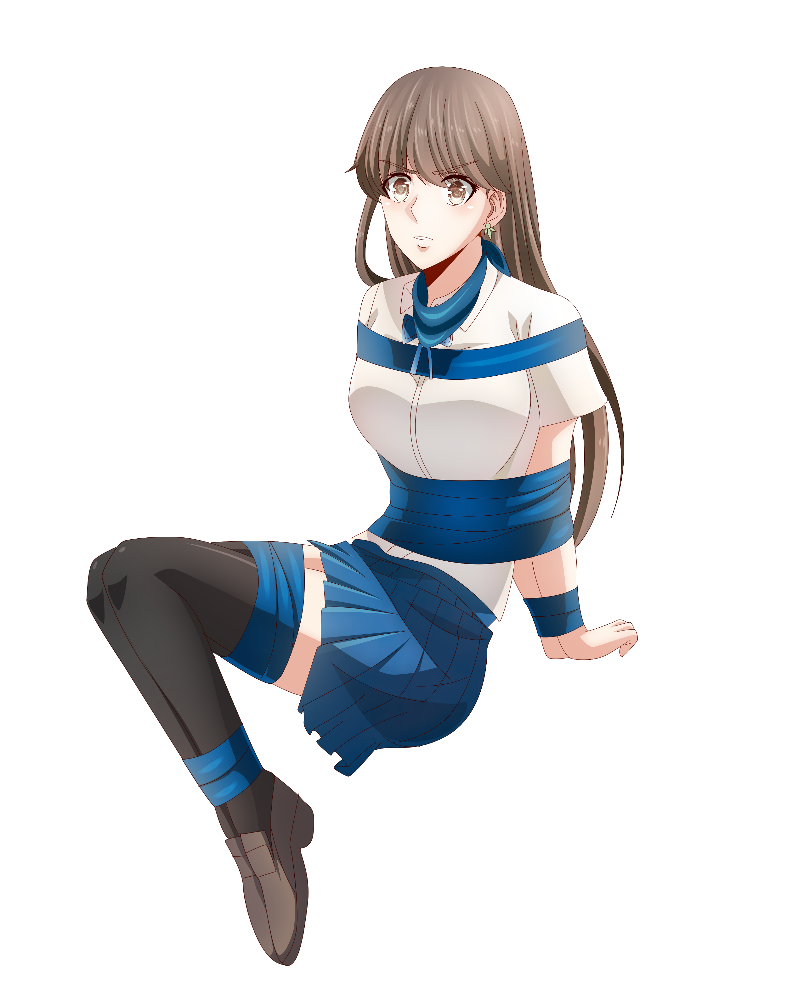 Xiao Zhu Sexy Bondage No Gaghanging Gag By Ionlightning666 On Deviantart