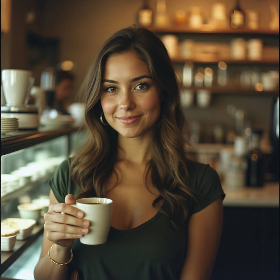 The Cute Starbucks Girl By Tastefulai On Deviantart