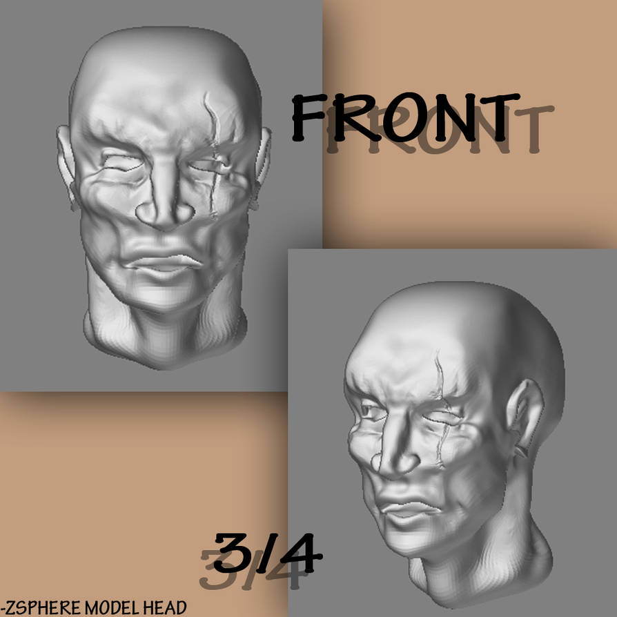 Zbrush head by zenmastar626 on DeviantArt