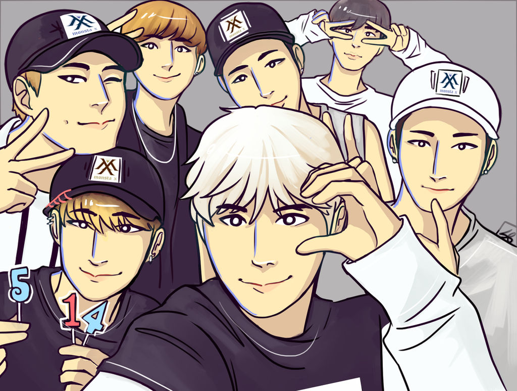 Monsta X By Marshmellobunny6 On DeviantArt monsta-x-by-marshmellobunny6-on-deviantart