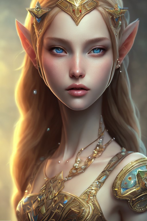 Elven Princess Gold By Leafhopz On Deviantart
