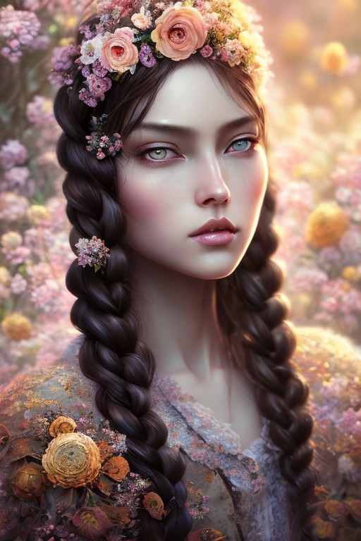 Dark Brown Braid (Delicate Flower Collection) by LeafHopz on DeviantArt Dark Brown Braid (Delicate Flower Collection) by LeafHopz on DeviantArt