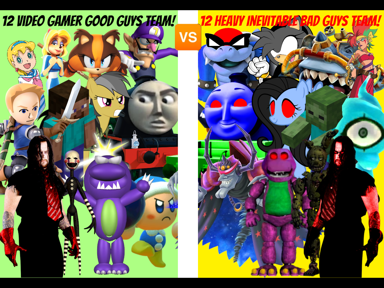 Video Gamer Good Guys Vs Heavy Inevitable Bad Guys By Carlosmenera2020
