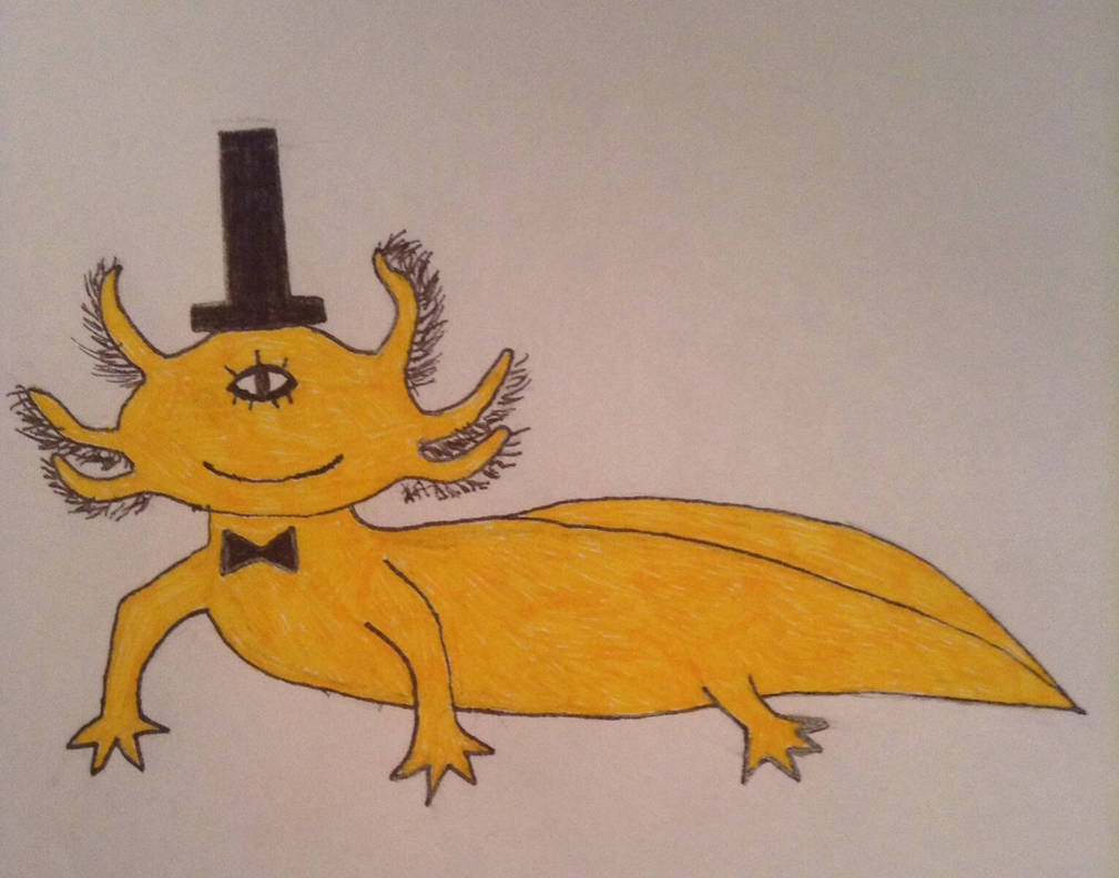 Bill Cipher Axolotl By Ssj4thetis On Deviantart