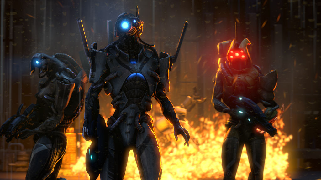 Mass Effect Geth Wallpaper By Reidical1 On Deviantart