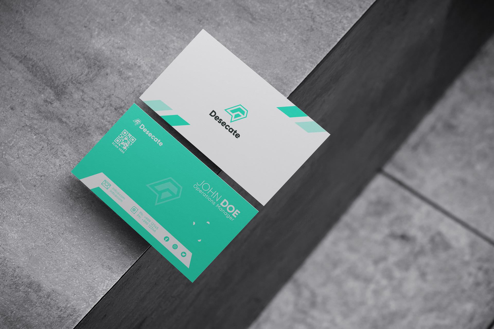 Creative Sleek Business Card Design Template by ShahmiranAhmed on ... Creative Sleek Business Card Design Template by ShahmiranAhmed on ...