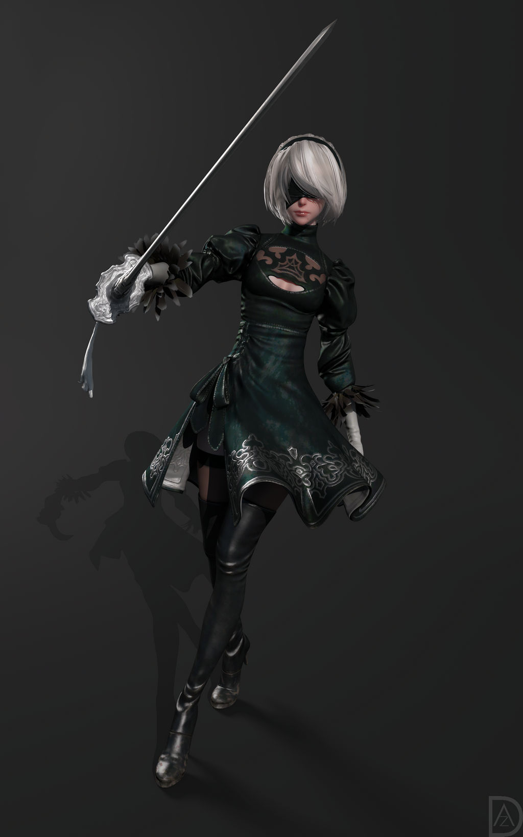 Yorha No2 Type B By Dazzyallen On Deviantart