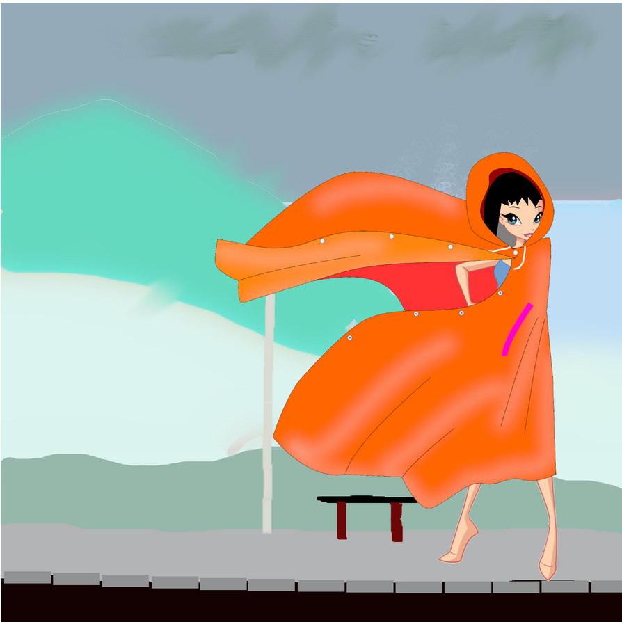 Orange girl 2 with background by EqxzE on DeviantArt Orange girl 2 with background by EqxzE on DeviantArt