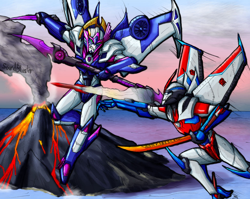 Windblade Vs Starscream Sg By Soundbluster On Deviantart