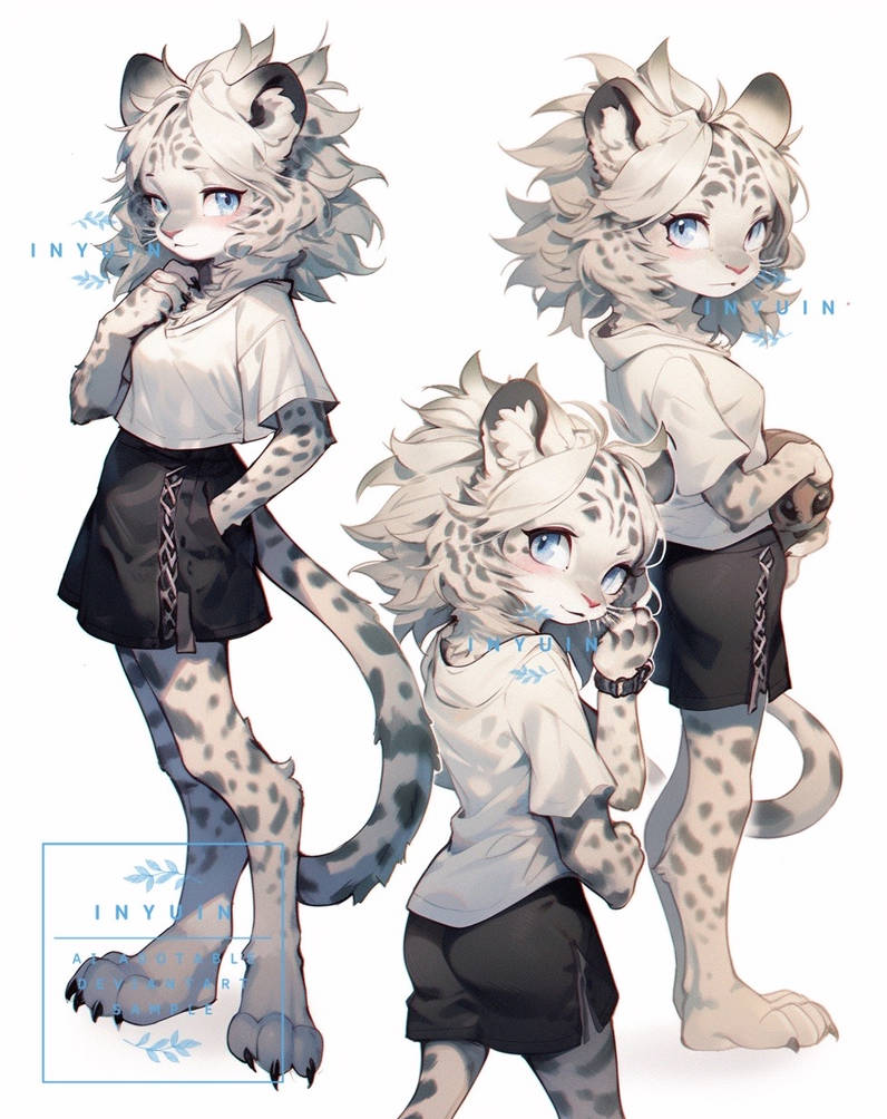 Lil Leopard Anthro By Inyuin On Deviantart