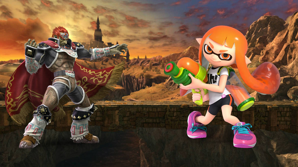 Ganondorf Vs Inkling Girl By Daquanharrison22 On Deviantart