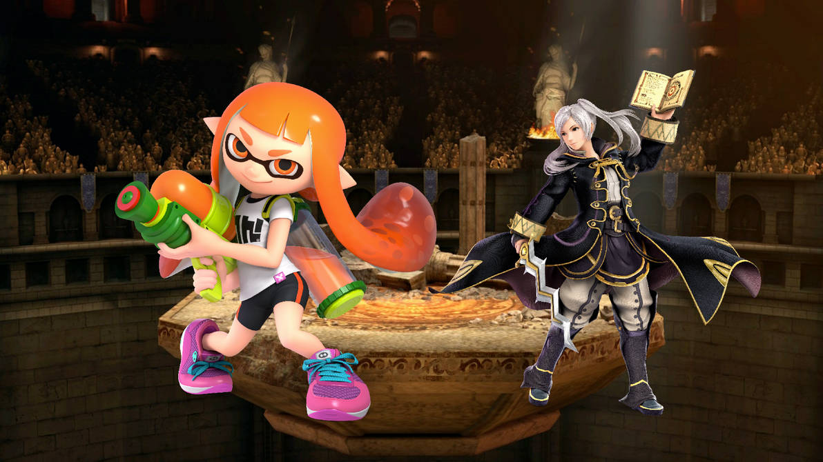 Inkling Girl Vs Female Robin By Daquanharrison22 On Deviantart