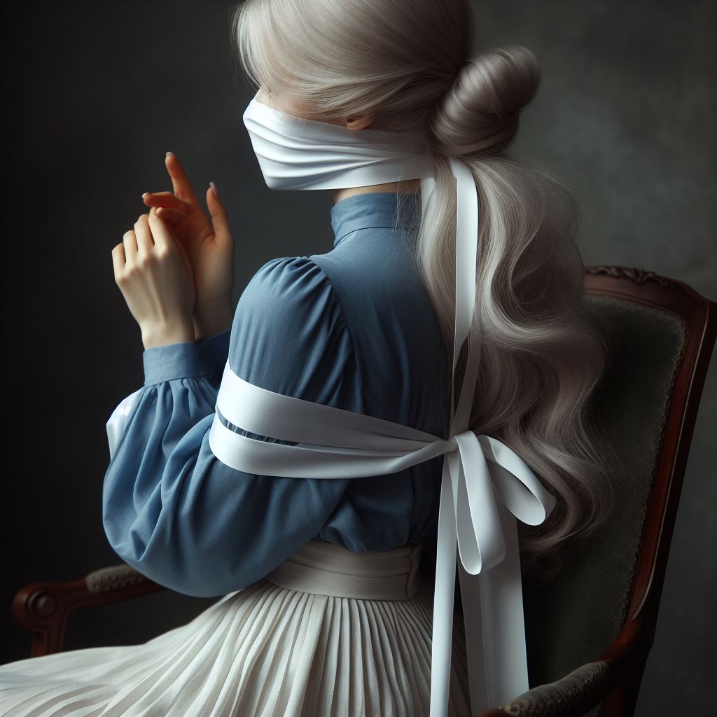 Otn Gagged And Tied With Ribbons By Muffledsilkdream On Deviantart