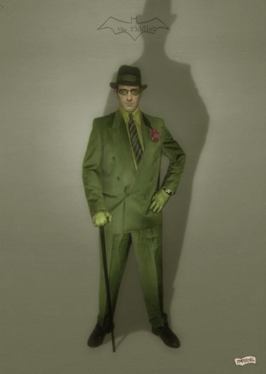 The Riddler pinup by simonpimpernel on DeviantArt